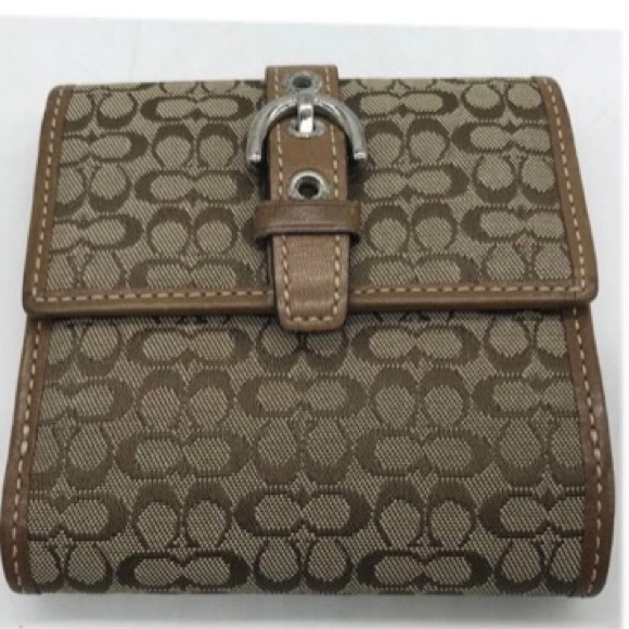 Coach | Bags | Vintage Coach Signature C Bifold Wallet | Poshmark